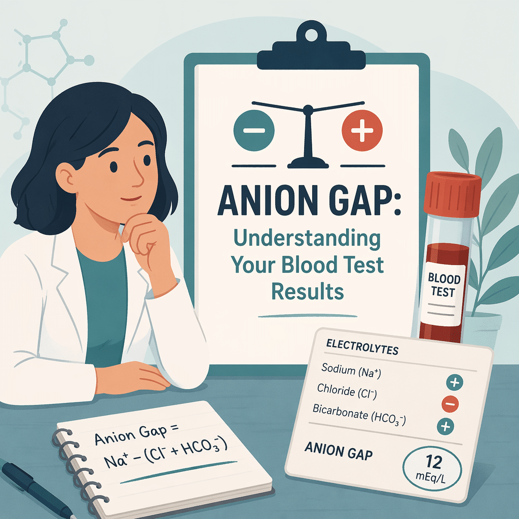 Trou anionique : comprendre les résultats de vos analyses sanguines